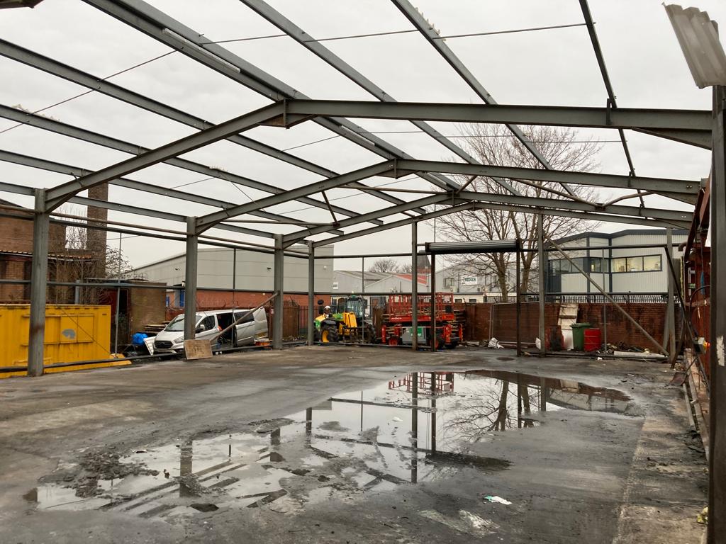 75 ft x 40 ft x 13 ft - (22.9m x 12.2m x 4m) | Used Steel Building ...